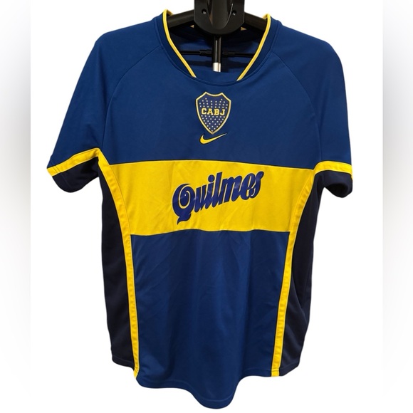 Nike | Shirts | Vintage Cabj Boca Juniors Argentina Soccerjersey ...